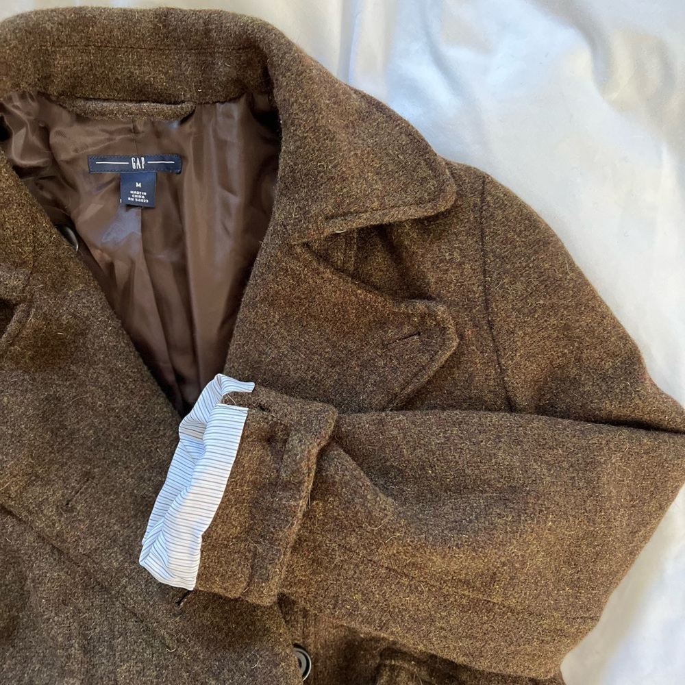 Vintage (Early 2000’s) Cropped Wool Gap Peacoat. Size… - Gem
